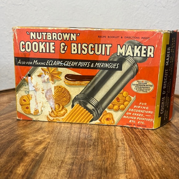 NUTBROWN” | Other | Vintage Nutbrown Cookie Biscuit Maker | Poshmark